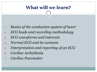 LEC.03. Basics of Electrocardiography, Arrhythmia & Pacemaker.ppt