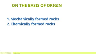Lec.3. ROCKS-DEFINITION-FORMATION, CLASSIFICATION – IGNEOUS ...