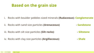 Lec.3. ROCKS-DEFINITION-FORMATION, CLASSIFICATION – IGNEOUS ...
