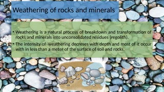 Lec.7. Weathering of rocks and minerals- Physical, Chemical.pptx
