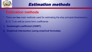 Lec. 3 - Main Ship Dimensions & Hull Form Estimation.pptx