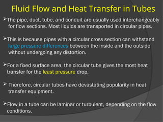 H.T through the Tubes with parameters.ppt | Physics | Science