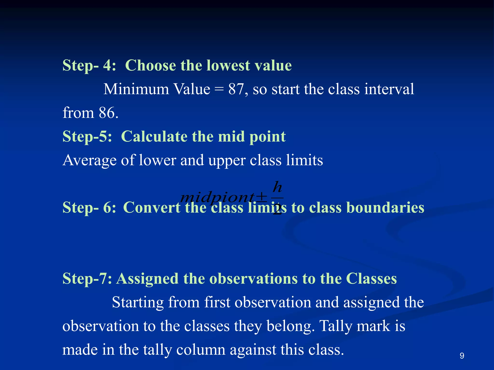 CLASSIFICATION AND TABULATION in Biostatic | PPT