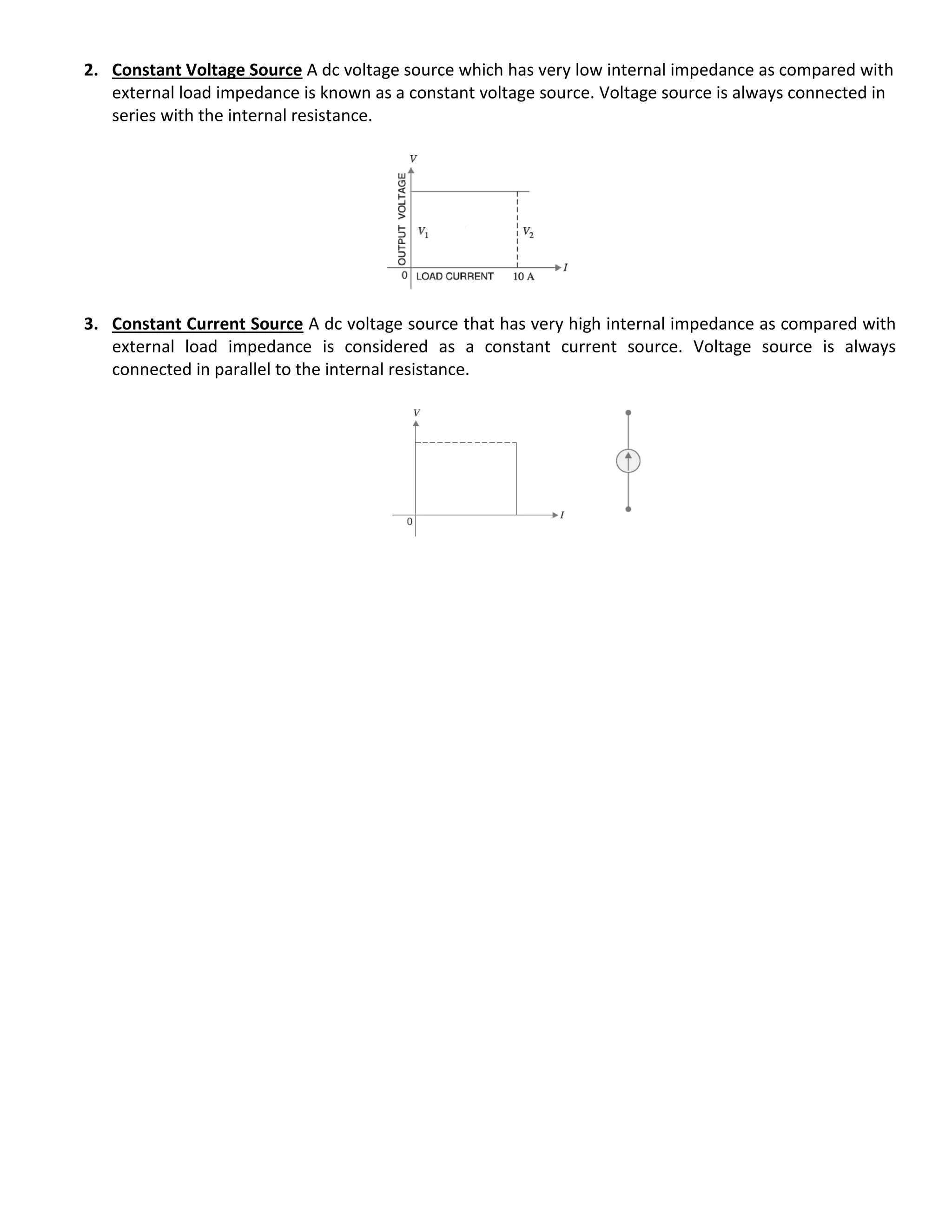 Lec 2 ohms law, voltage source & current source | PDF