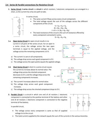 Lec 2 ohms law, voltage source & current source | PDF