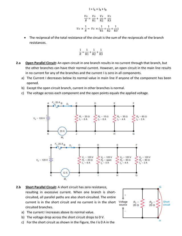 Lec 2 Ohms Law Voltage Source And Current Source Pdf Computer Networking Computing