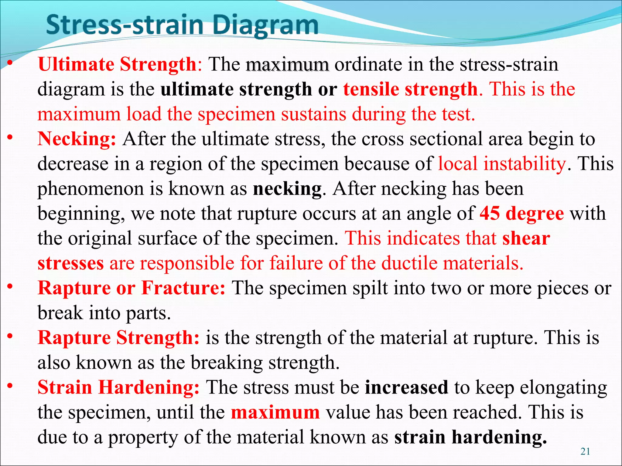 Lec 2 stress strain diagram (lec 2) | PPT
