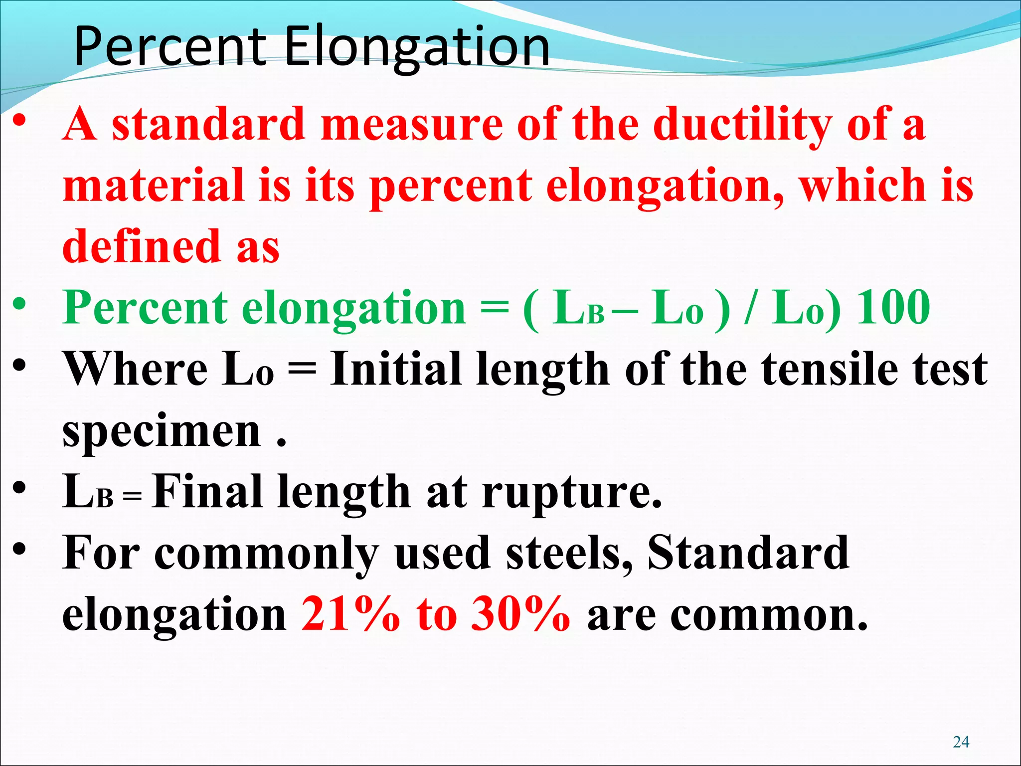 Lec 2 stress strain diagram (lec 2) | PPT
