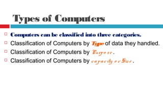 Types of Computers | PPT