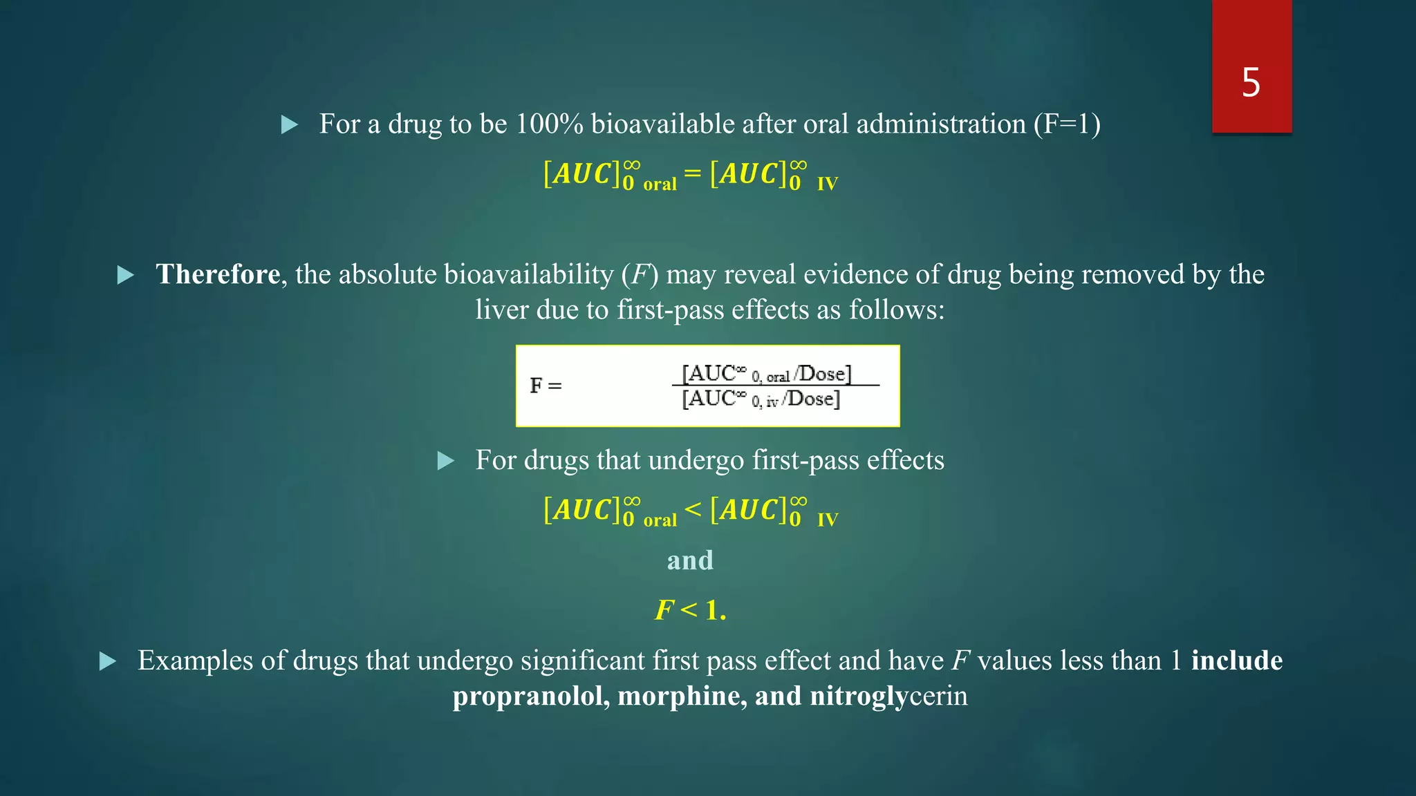 Lec 3.3-hepatic elimination( first pass effect) | PPTX