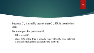 Lec 3.3-hepatic elimination( first pass effect) | PPTX
