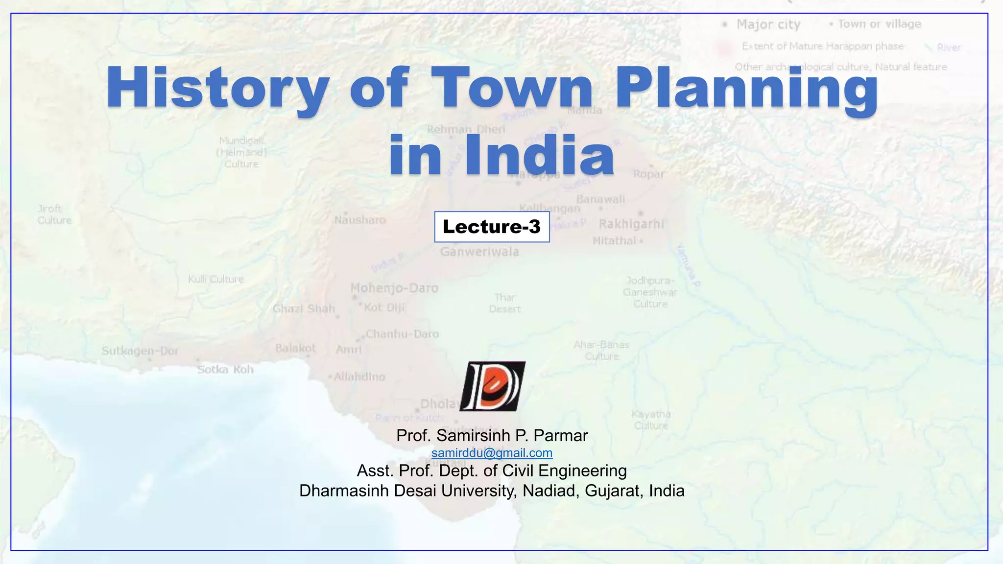 Lec- 3- History of Town planning in India.pptx