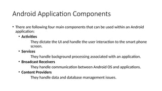 Lec-3-Mobile Application Development.pptx | Free Download
