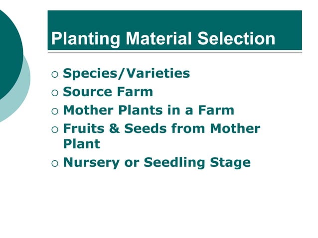Lec-3-Preparation-of-Planting-Materials.pdf | Agriculture | Industries