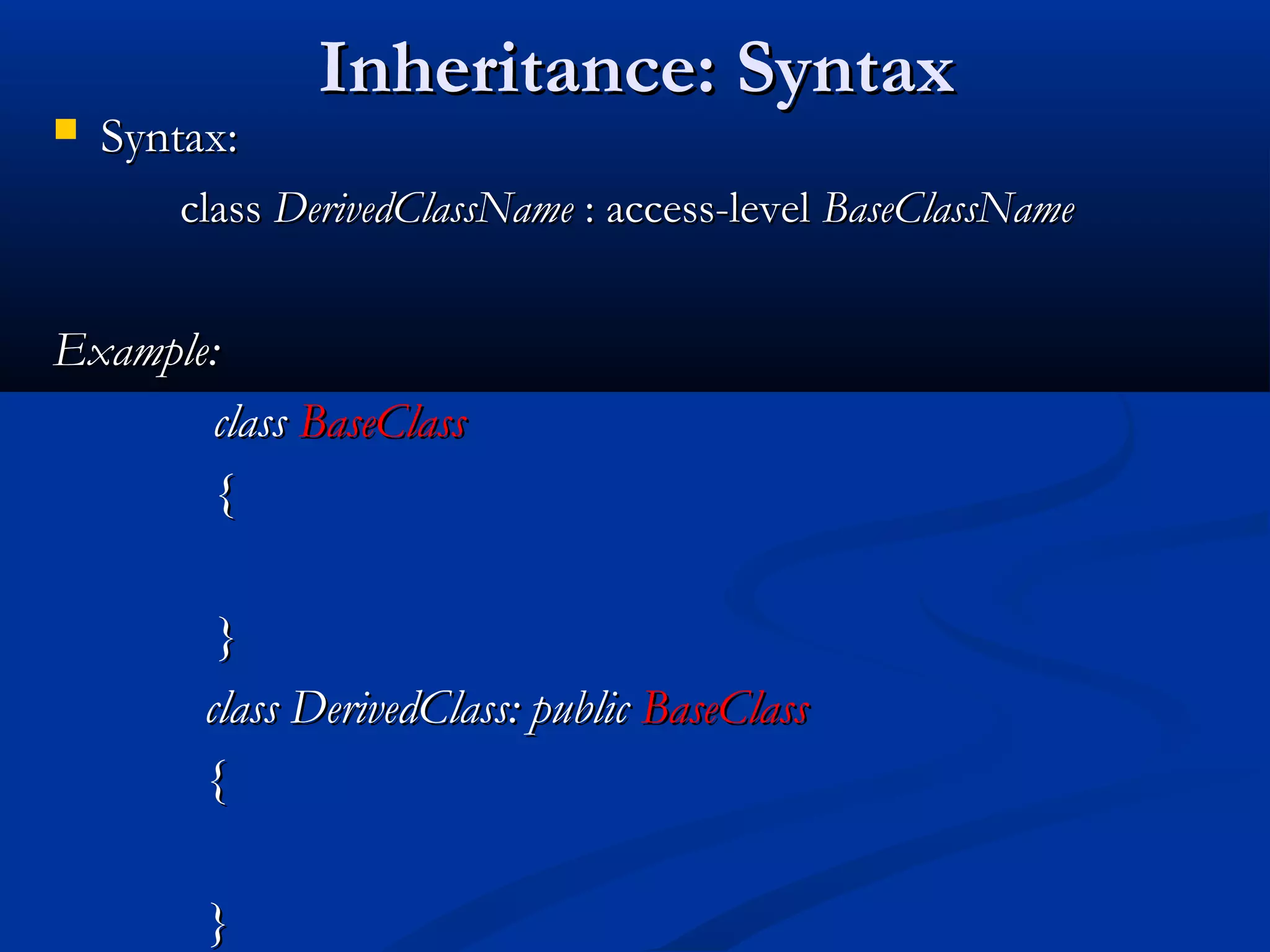 Lec 30.31 - inheritance | PPT