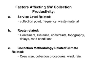 Environmental Engineering (waste collection) | PPT