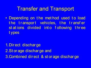 Environmental Engineering (transfer and transport of solid wastes) | PPT