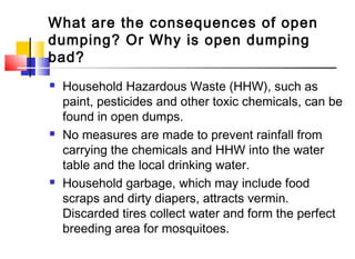 Environmental Engineering (disposal and treatment of solid wastes) | PPT