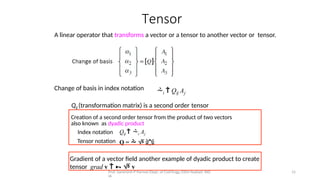 LEC-3 CL601 Tensor algebra and its application in continuum mechanics.pptx