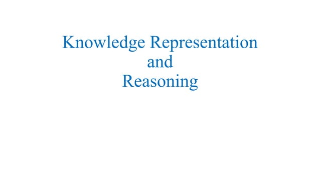 Lec 3 knowledge acquisition representation and inference | PDF