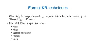 Lec 3 knowledge acquisition representation and inference | PDF