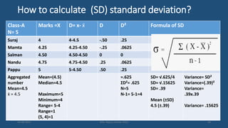 Lec 3 variable, central tendency, and dispersion | PPTX