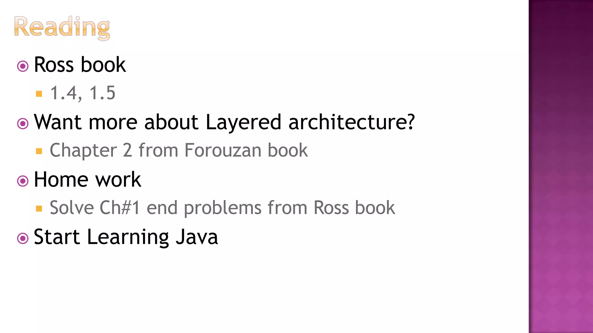 Lec 4(packet delay layered Architecture) | PPT