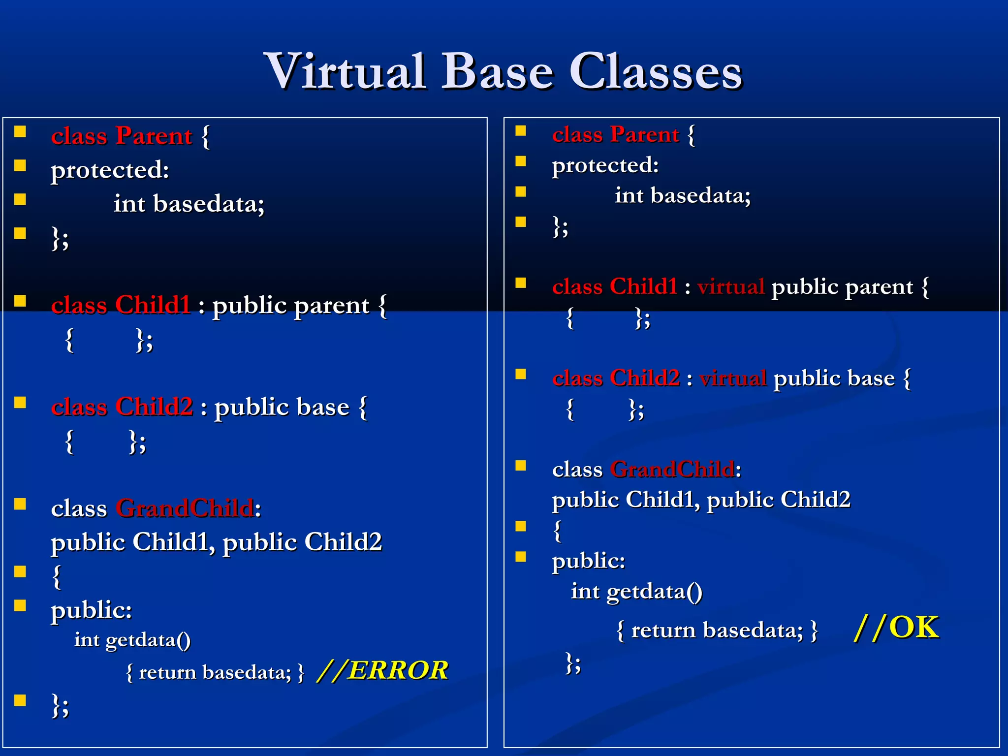 Lec 42.43 - virtual.functions | PPT