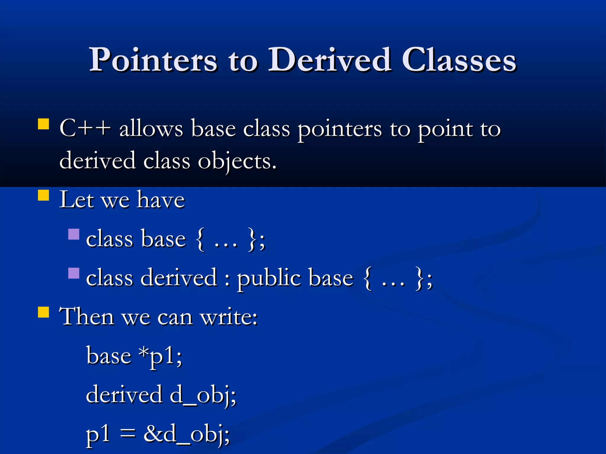 Lec 42.43 - virtual.functions | PPT