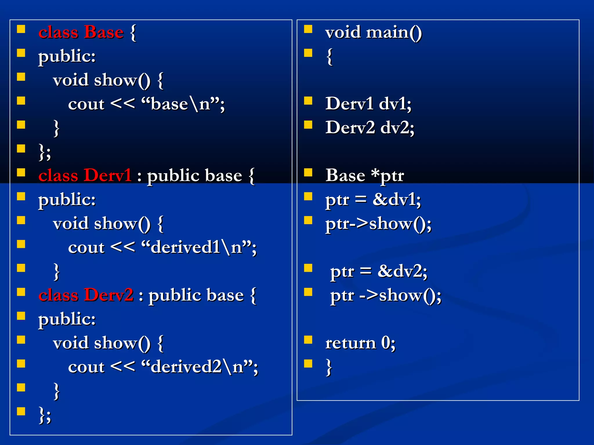 Lec 42.43 - virtual.functions | PPT