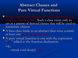 Lec 42.43 - virtual.functions | PPT