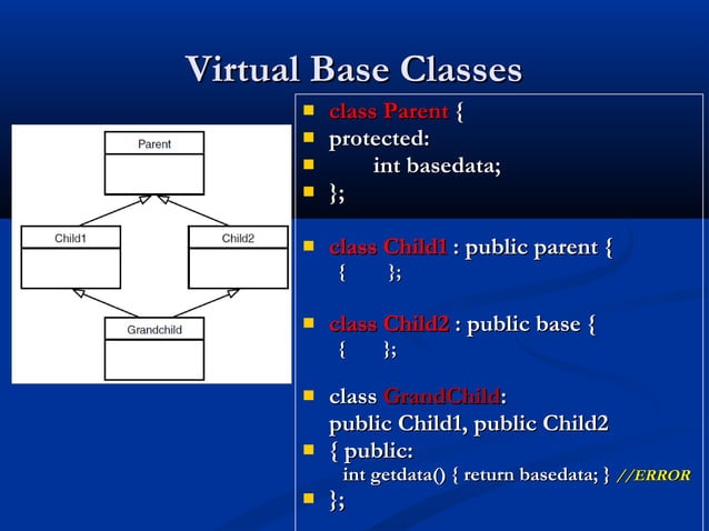 Lec 42.43 - virtual.functions | PPT