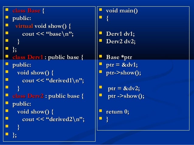 Lec 42.43 - virtual.functions