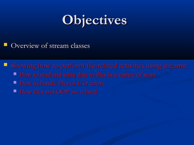 Lec 49 Stream Files Ppt 
