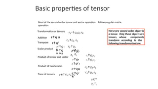 LEC-4 CL 601 Tensor algebra and its application in continuum mechanics.pptx