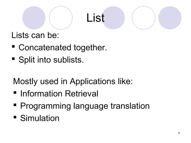 Algo>ADT list & linked list | PPT