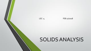 Lec 4 solids environment | PPT