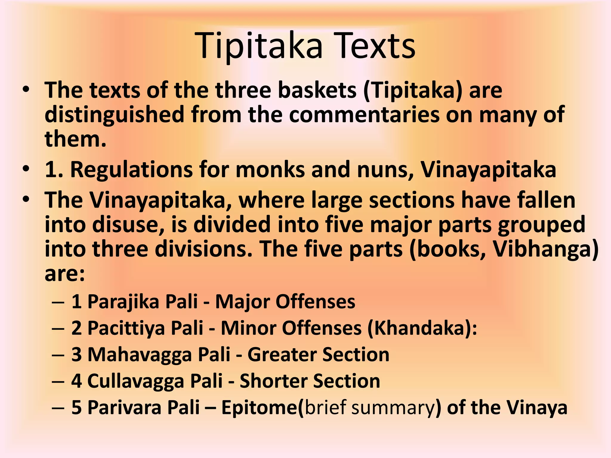 Lec. 4 the classifying system of tipitaka in thailand | PPTX
