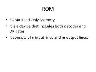 Combinational Logic with MSI and LSI | PPTX