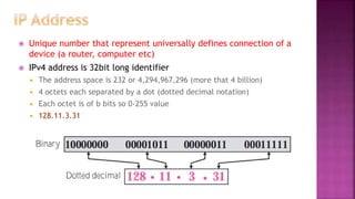 Lec 5(Ip Addressing and Subnets) | PPTX