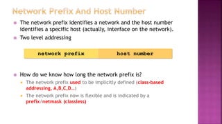 Lec 5(Ip Addressing and Subnets) | PPT