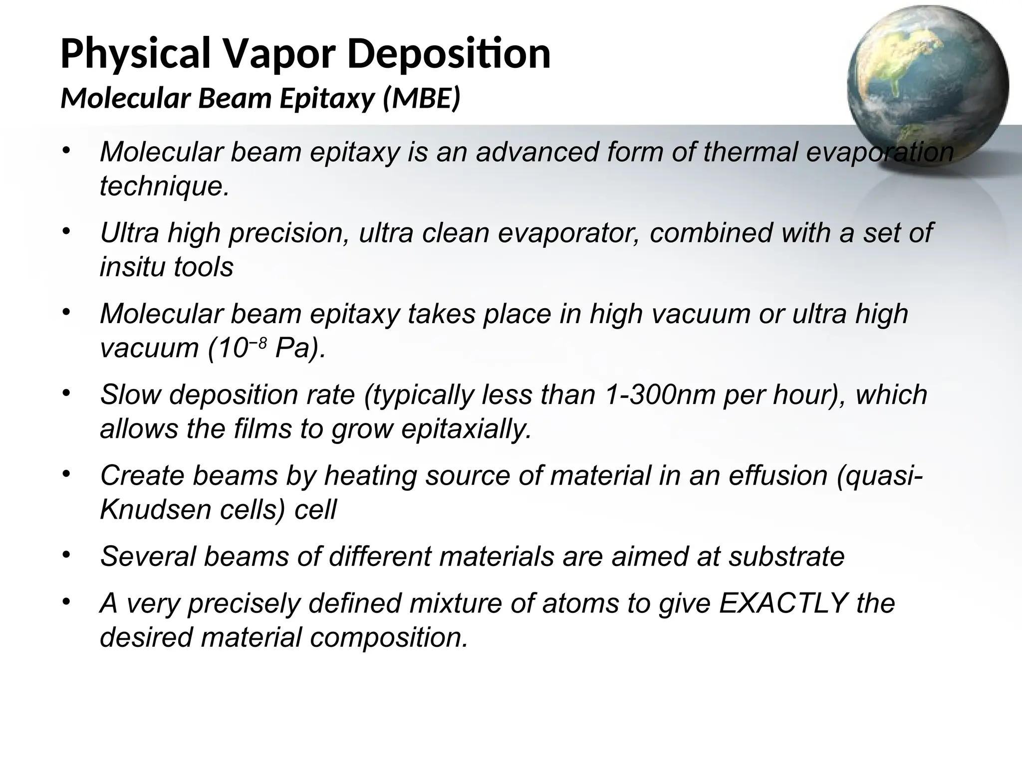 Synthesis of nanoparticles Physical vapor deposition.ppt