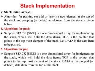Comprehensive Guide to Stacks and Queues in Data Structures | PDF