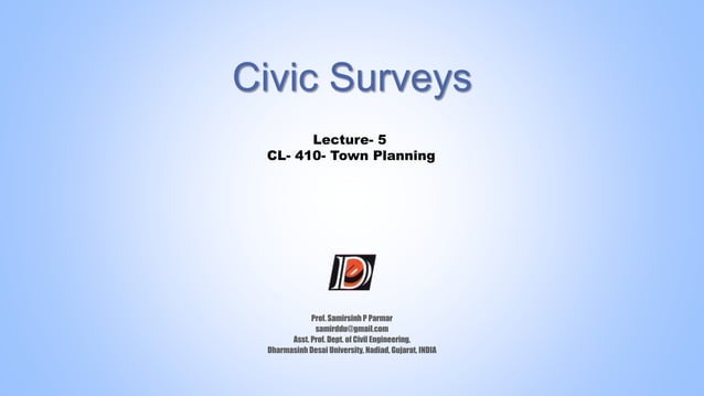 Lec- 5 Civic Surveys.pptx