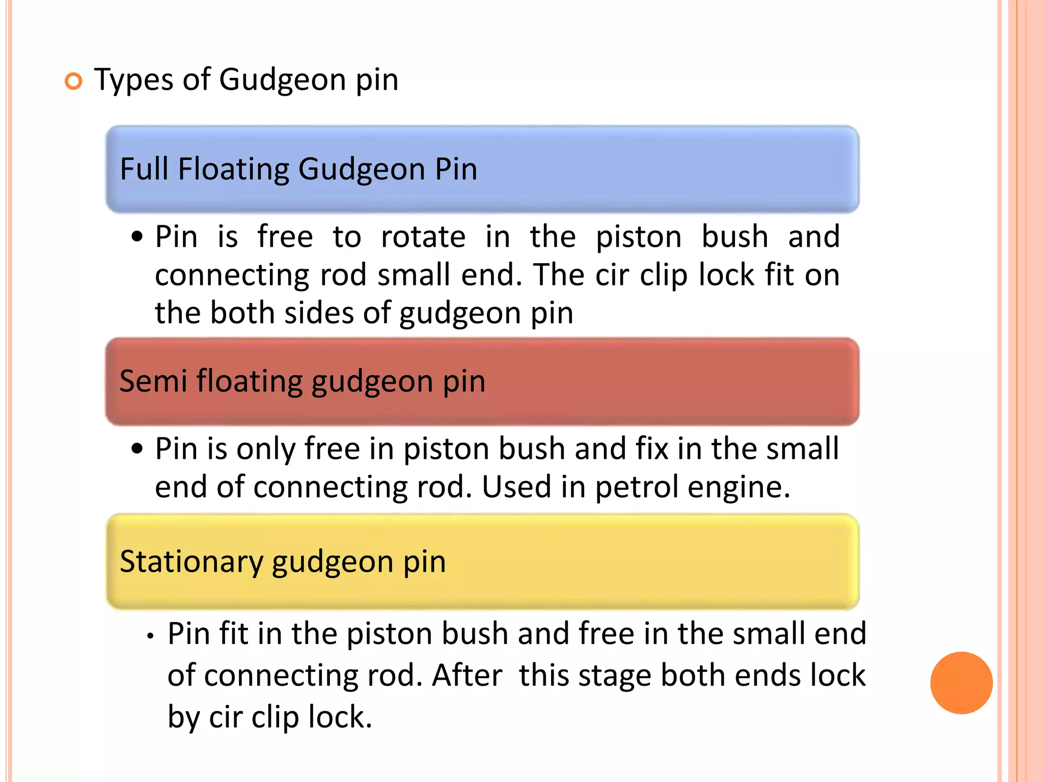 Introduction of engine components | PPTX