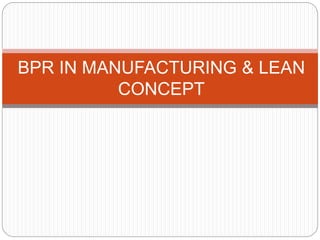 Lean manufacturing & Supply Chain | PPT