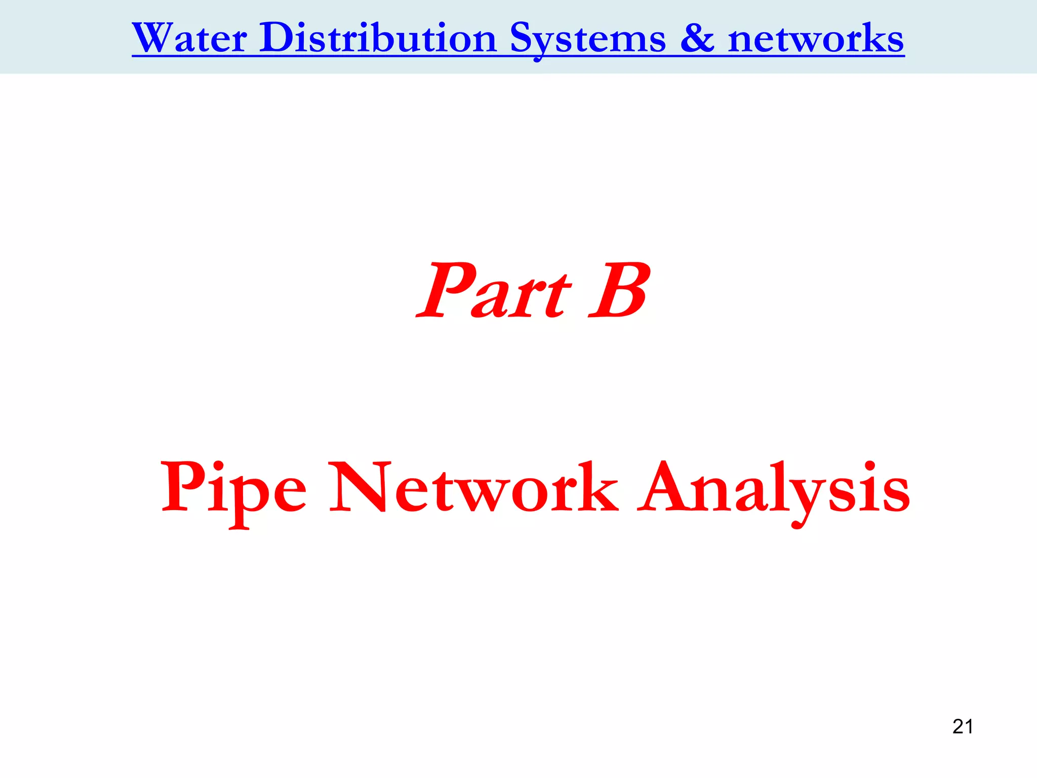 design and analysis of water distribution System | PDF