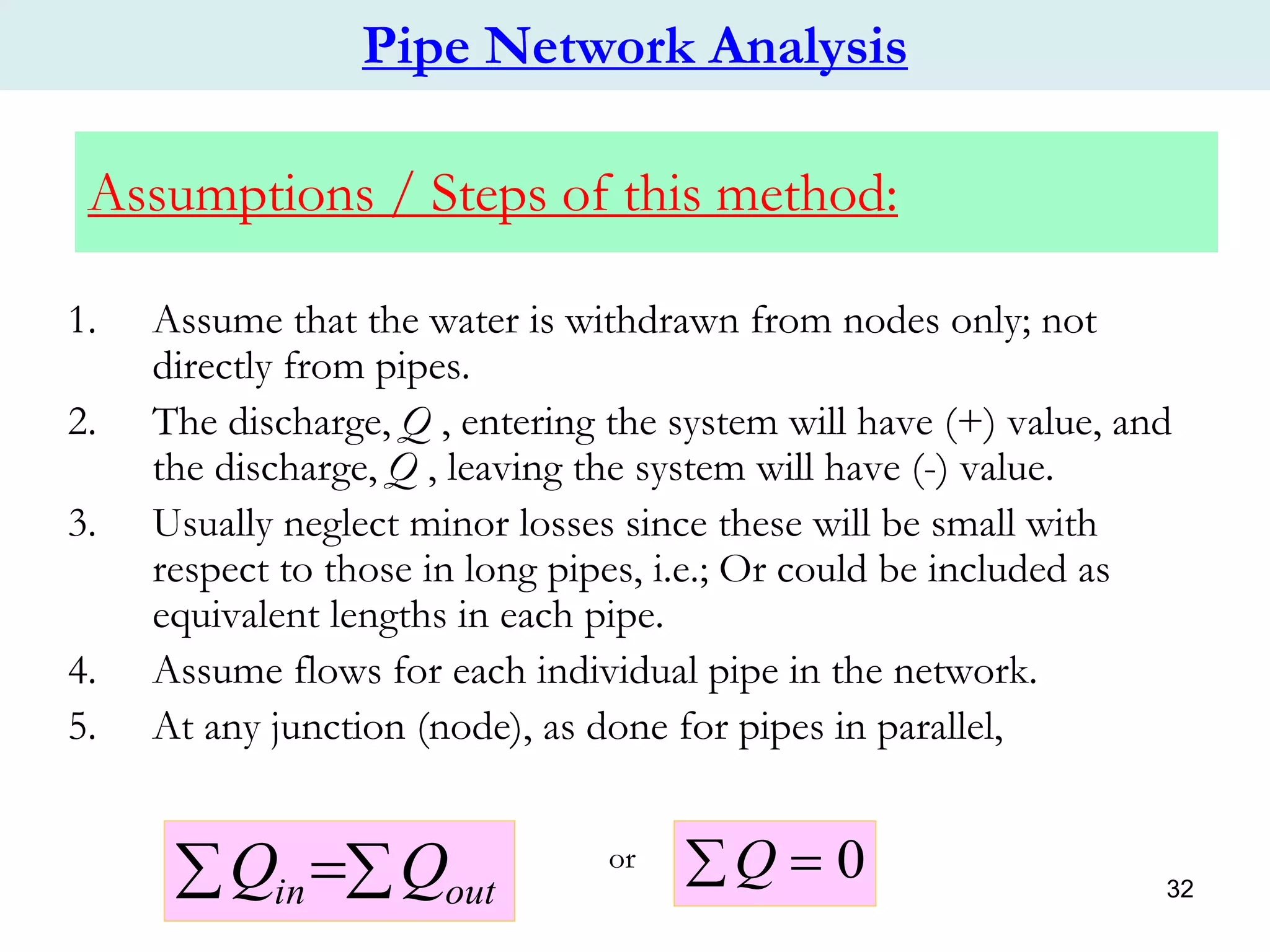 design and analysis of water distribution System | PDF