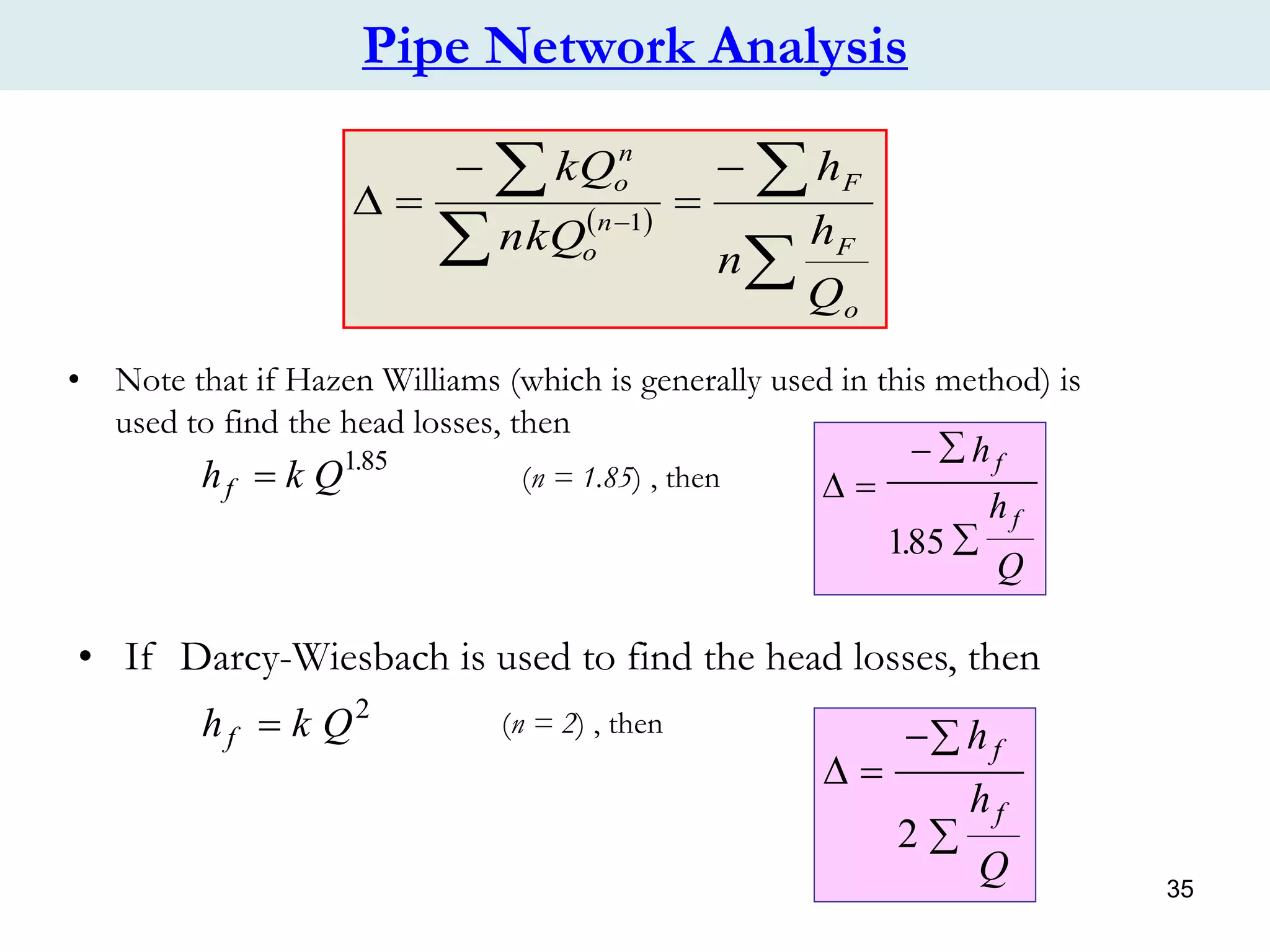 design and analysis of water distribution System | PDF