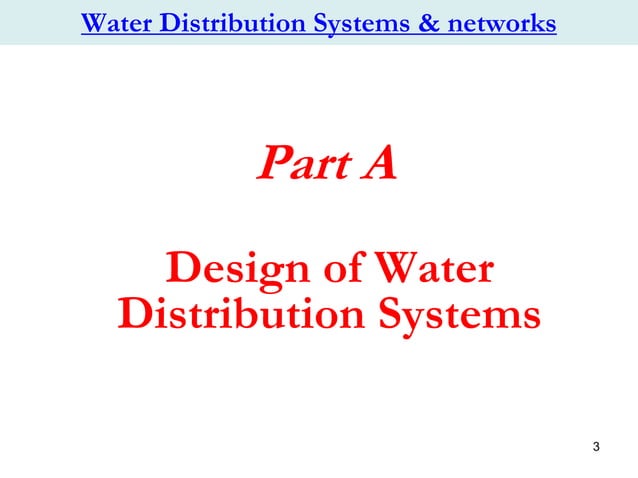 design and analysis of water distribution System | PDF